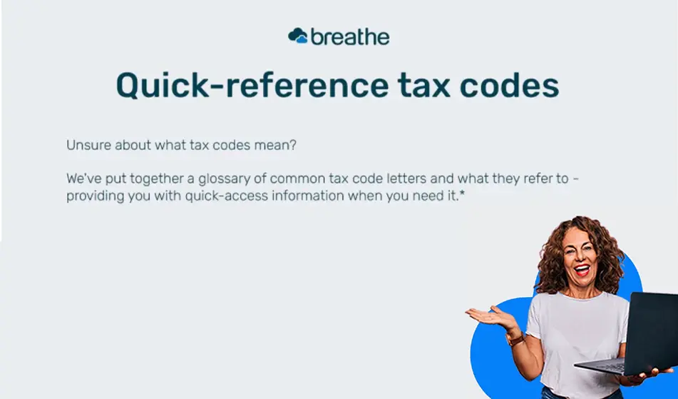 Quick-reference tax codes factsheet